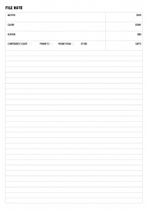 File Note Pads For Law Firms | Australia Wide Delivery