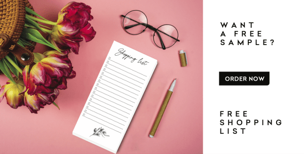 Free Sample Pack | Notepad Printing